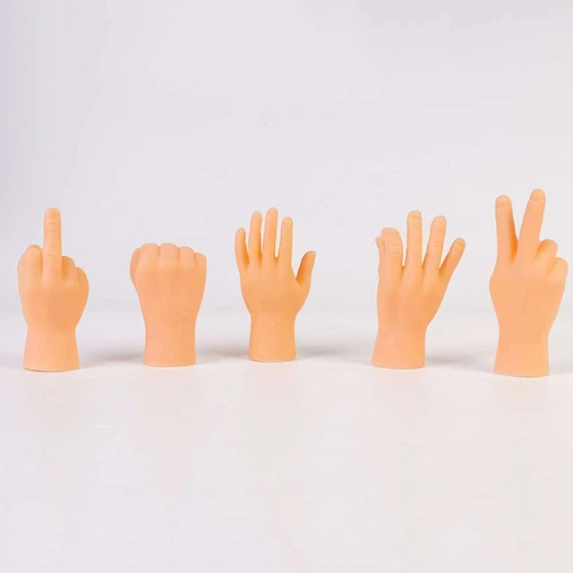 MINI TINY HAND Models Joke Fingers Little Puppet Funny Cute Hands £6.40 ...