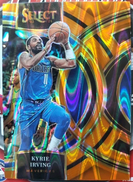 KYRIE IRVING ORANGE tectonique Prizm Premier 2023-24 Select #180 ...