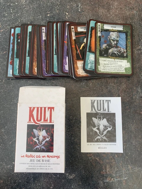 KULT CCG 60 cartes jeu de rôle fantastique FR EUR 5,00 - PicClick FR