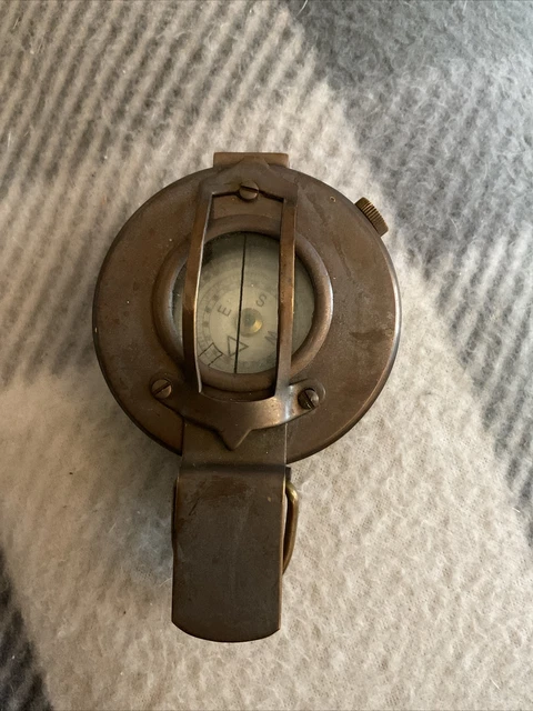 1940 BRITISH ARMY OFFICERS PRISMATIC MK 3 COMPASS BY T.G & CO Ltd WWII ...