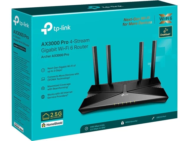 TP-LINK ARCHER AX3000 Dual-Band Wi-Fi 6 Router EUR 70,17 - PicClick DE