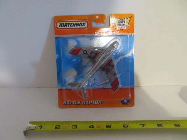 MATCHBOX SKY BUSTERS Missions Battle Raptor Fighter Jet 2011 MOC EUR 16 ...