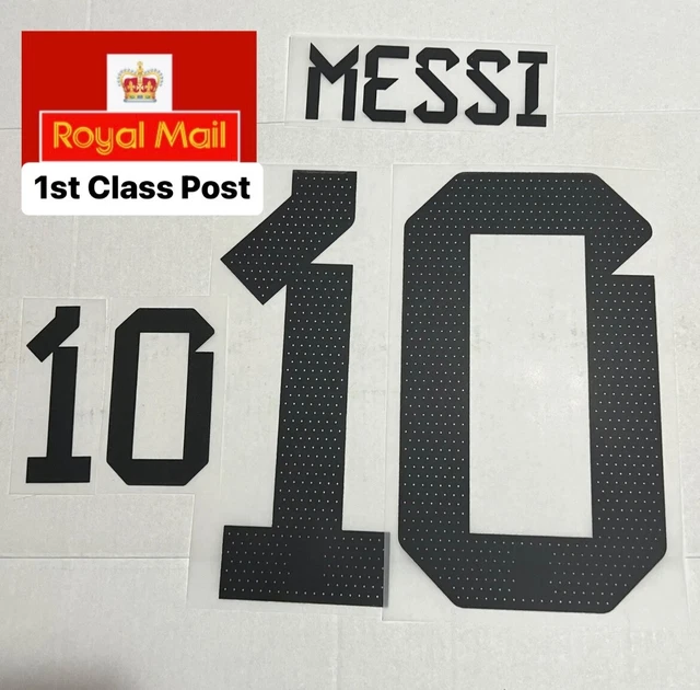 ARGENTINA MESSI 10 Home nameset 2022 football heat transfer World Cup ...