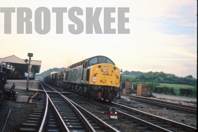 35MM SLIDE BR British Railway Diesel Loco Class 40 D234 Chesterfield ...