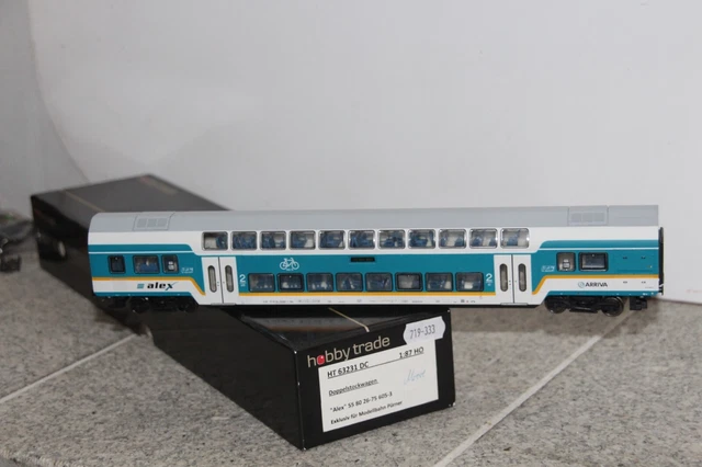 HOBBYTRADE H0 63231 Arriva ALEX Doppelstockwagen EUR 149,90 - PicClick DE