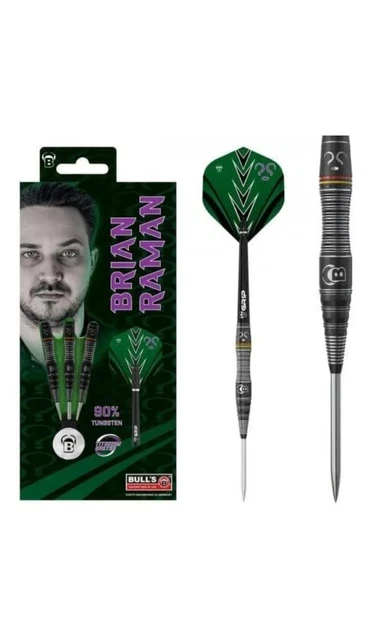 BULL'S DE BRIAN Raman 90% Tungsten Steel Tip Darts 24g $126.05 ...
