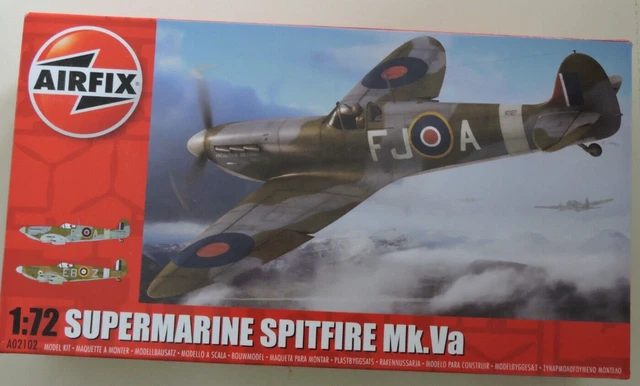 SUPERMARINE SPITFIRE MK.VA. 1/72ND SCALE KIT BY AIRFIX £10.00 - PicClick UK