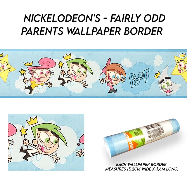 NICKELODEON'S - FAIRLY Odd Parents Wallpaper Border (15.2cm x 3.6m) EUR ...