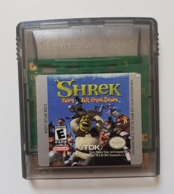 SHREK: FAIRY TALE FreakDown (Nintendo Game Boy Color, 2001 US Import ...