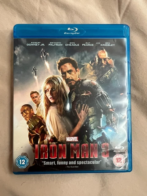 DVD BLU-RAY - Marvel Iron Man 3 - Robert Downey Jr - Ben Kingsley EUR 7 ...