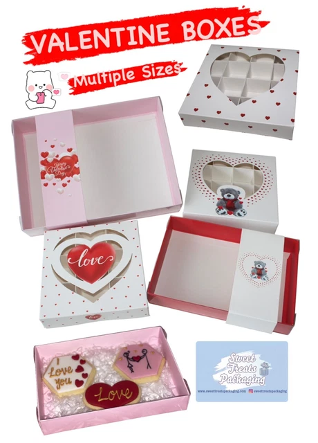 CLEAR LID BOXES-EMPTY pick and mix sweet box with window /Inserts💕 ...