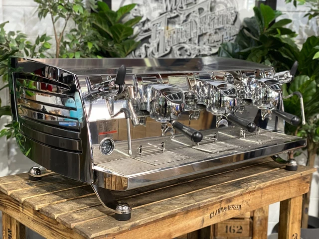 VICTORIA ARDUINO BLACK Eagle Gravimetric 3 Group Stainless Espresso ...