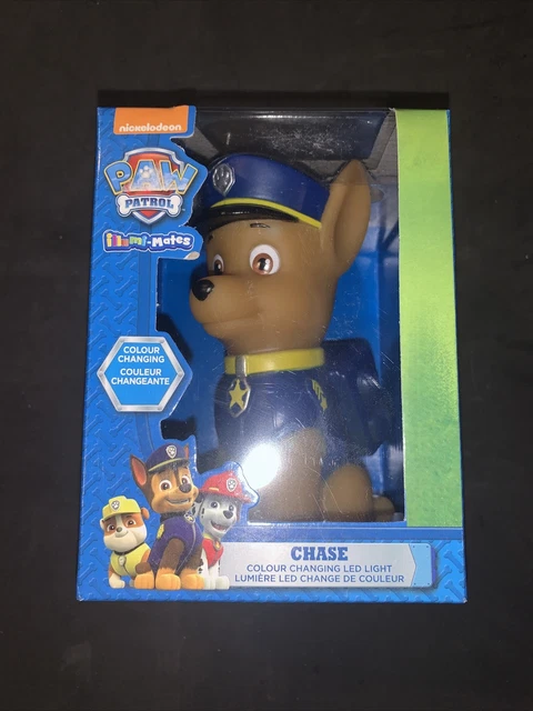 NICKELODEON PAW PATROL Illumi-Mates * Chase * -Colour Changing Night ...