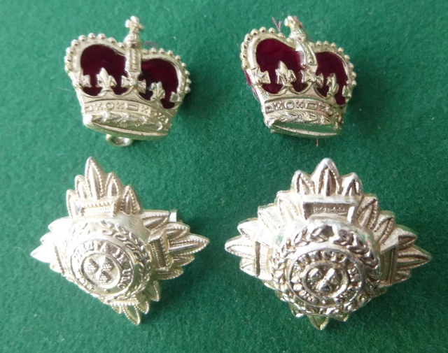 BRITISH ARMY OFFICER'S Rank Badges - Pips and Crowns - Lieutenant ...