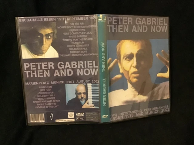 PETER GABRIEL. THEN & Now. Dvd Concerts In Essen 1978 & Munich 2002 ...