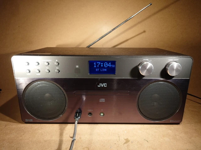 LECTEUR CD TOUT-EN-UN JVC RD-D90 système Hifi radio DAB Bluetooth USB ...