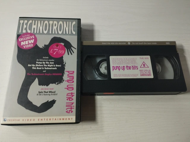 TECHNOTRONIC PUMP UP The Hits Jam Megamix UK Edition - VHS Film Tape V ...