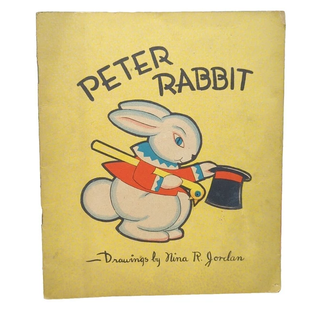 VINTAGE PETER RABBIT By Beatrix Potter Illustrated Nina R Jordan ...