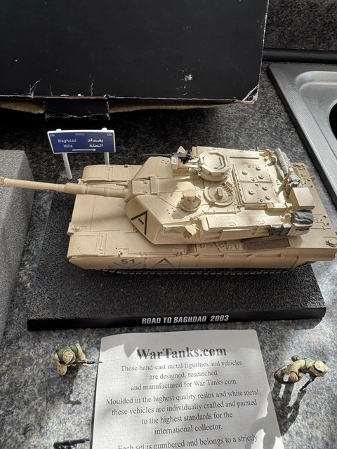 WARTANKS 1:48 SCALE Model Tank M1A1 Abrams Wtat04A Road To Baghdad £99. ...