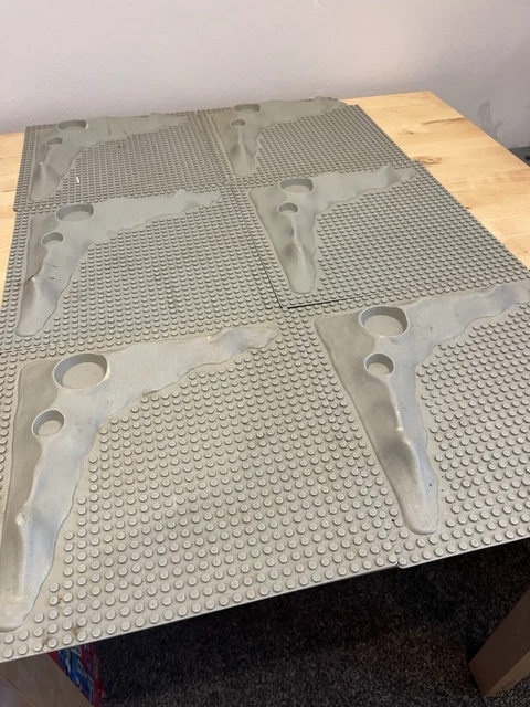 LEGO VINTAGE SPACE Base Plate Boards Moon Crater, Grey, 32x32, Original ...