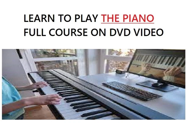 LEARN HOW TO Play The Piano Complete Step-By-Step Tuition Lessons DVD Video £3.95 - PicClick UK
