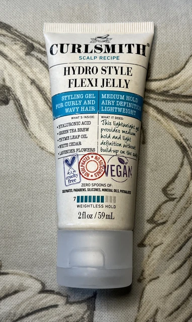 CURLSMITH HYDRO STYLE Flexi Jelly Styling Gel -Curly Wavy Hair 59ml New ...