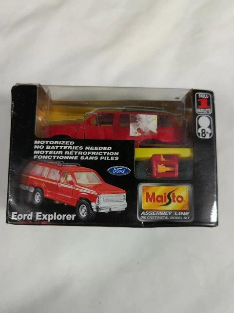 MAISTO ASSEMBLY LINE model kit 1:24 Ford Explorer Motorized No ...