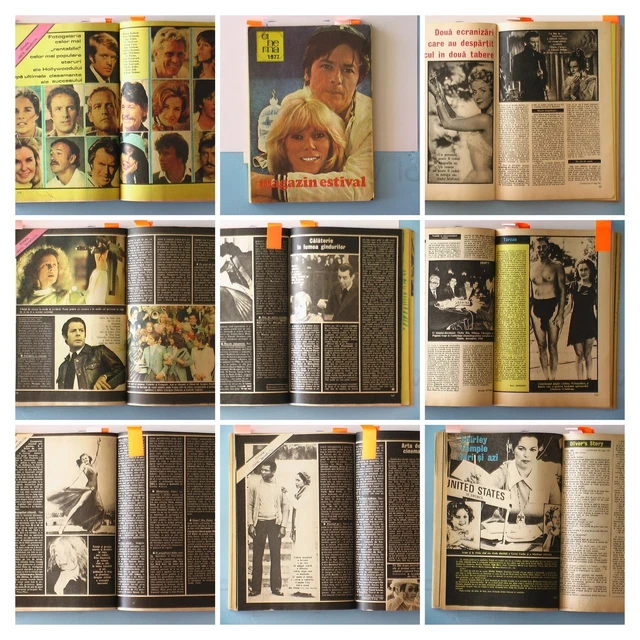 ALAIN DELON & Mireille Darc cover on "Magazin Estival 1977"-Romy Schneider EUR 14,51 - PicClick FR