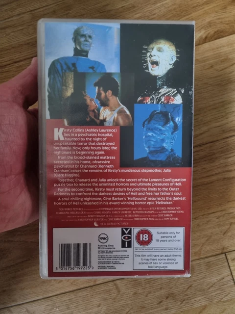 HELLRAISER 2 HELLBOUND VHS Video £8.66 - PicClick UK