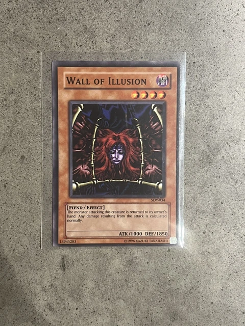 CARTE CARD YU-GI-OH Konami 1996 Edition Wall Of Illusion SDY-034 TresBon Etat En EUR 1,90 ...