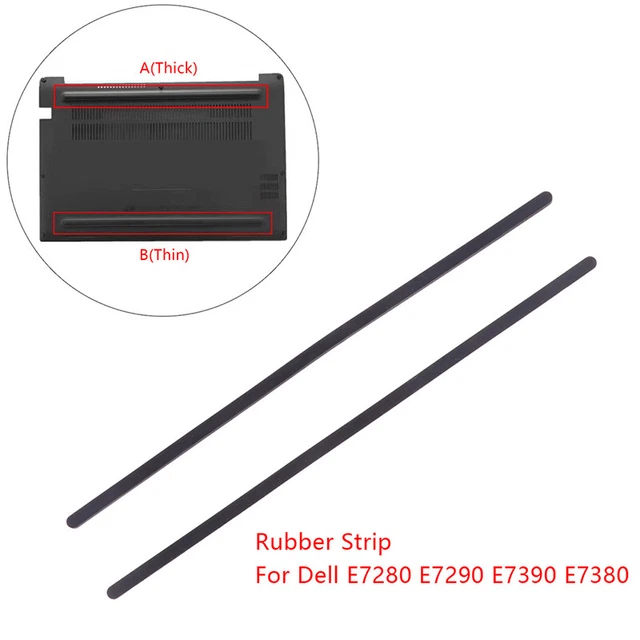 RUBBER STRIP LAPTOP Bottom Shell Cover Foot Pad For Dell E7280 E7290 ...