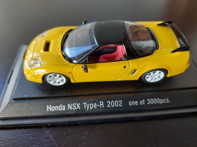 1/43 DIE-CAST SCALE model car 2002 HONDA NSX Type R, rhd, yellow, Ebbro Hot! EUR 59,95 - PicClick FR