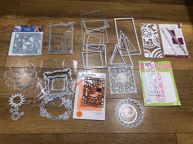 CRAFT DIES FRAMES metal, shapes, paper craft bundle joblot £26.72 ...