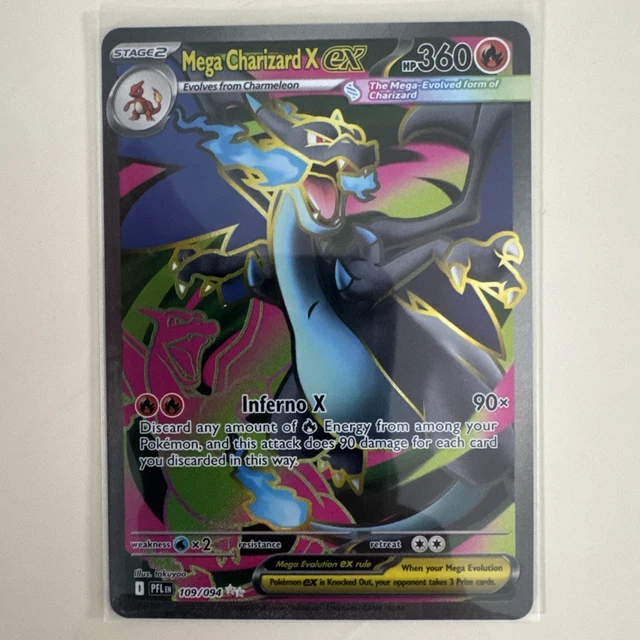 POKEMON PHANTASMAL FLAMES Mega Charizard X Ex 109/094 NM $60.00 ...