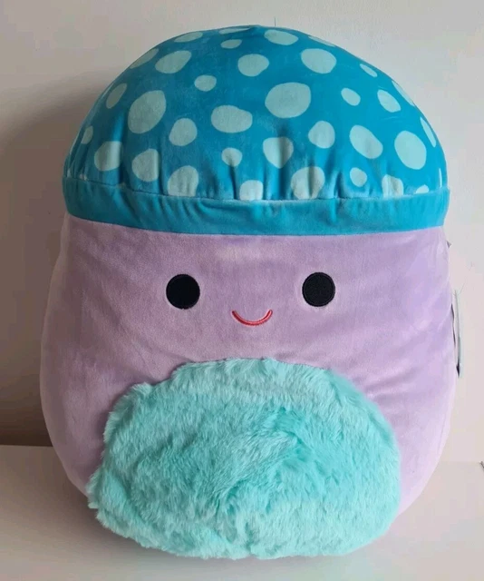 BRAND NEW SQUISHMALLOWS Pyle 16 Inch Purple Blue Mushroom Squishmallow ...