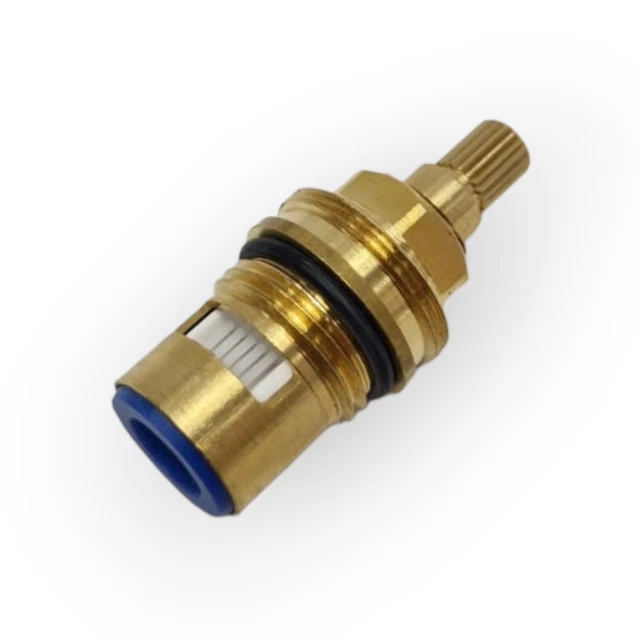 VITONE CERAMICO OTTONE 1/2 180° Asta 20 Mm Broccia 8.2X20 Dx Rubinetto ...