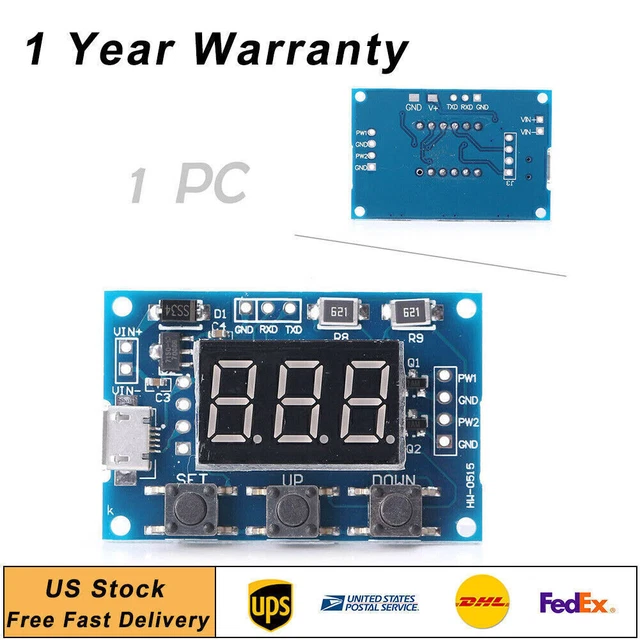 ADJUSTABLE PWM PULSE Frequency Duty Cycle Square Wave Signal Generator ...