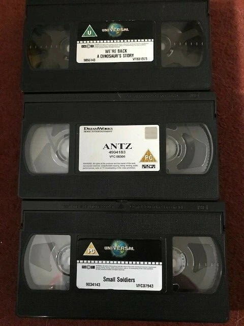 ANTZ, A DINOSAUR'S Story and Small Soldiers Videos EUR 10,37 - PicClick IT