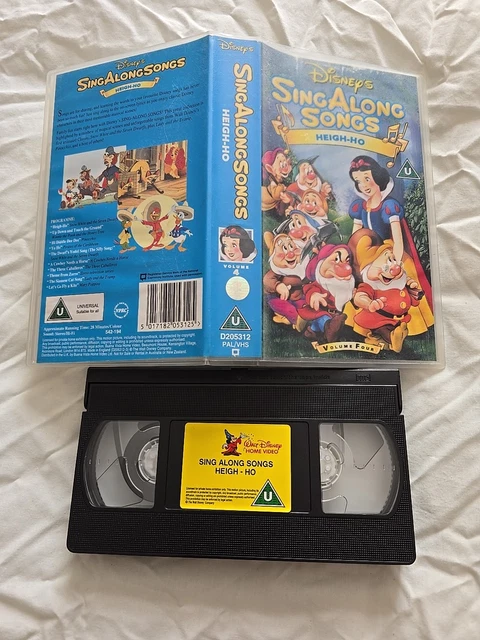 DISNEY SING ALONG Songs Vhs £6.87 - PicClick UK