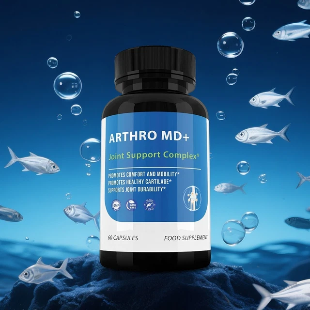 ARTHRO MD+ JOINT & Cartilage Support-Marine Collagen Food Supplement ...