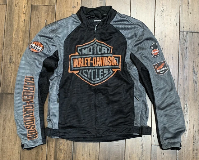 HARLEY DAVIDSON MEN’S Bar & Shield Logo Mesh Jacket 98233-13VM. Size ...