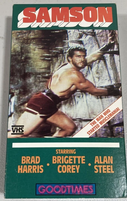 SAMSON (1962) VHS Brad Harris,Brigette Corey, Alan Steel $20.62 - PicClick