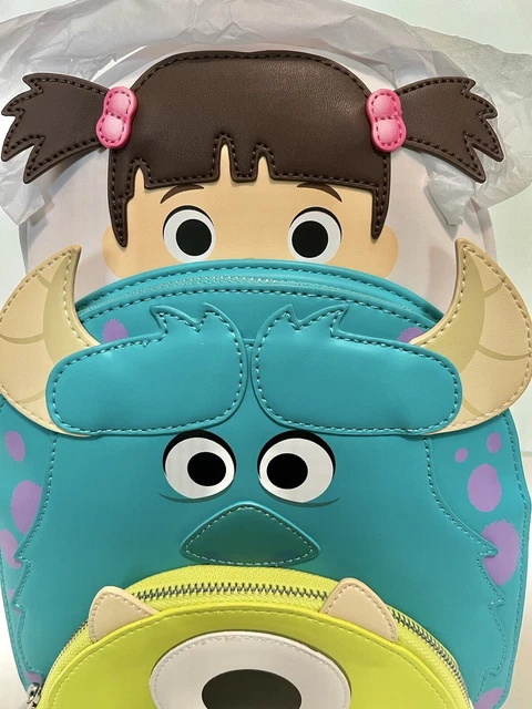 LOUNGEFLY DISNEY PIXAR Monsters Inc Boo Mike Sulley Cosplay Mini ...