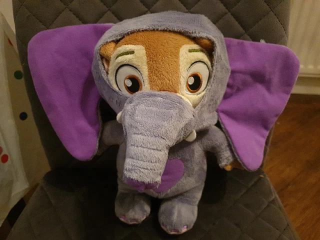 DISNEY ZOOTROPOLIS 2IN1 Ele-Finnick Elephant Talking Soft Toy Plush ...