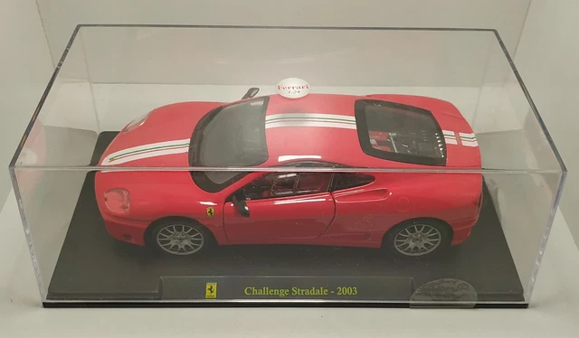 VOITURE 1/24 FERRARI " Challenge Stradale-2003 " Bburago / Hachette ...