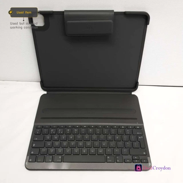 LOGITECH SLIM FOLIO Pro Bluetooth Backlit Keyboard Case For Apple Ipad ...