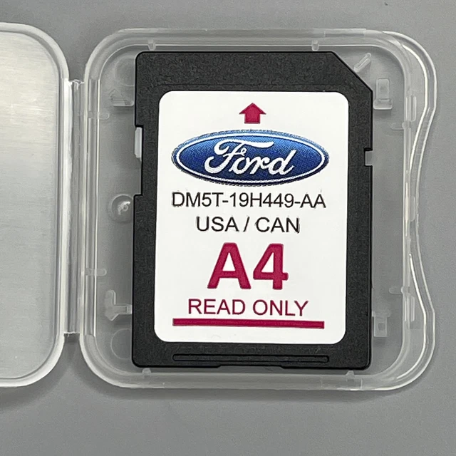 GPS NAVIGATION SD CARD DATA Map A4 For Ford Focus Escape Flex Fusion ...