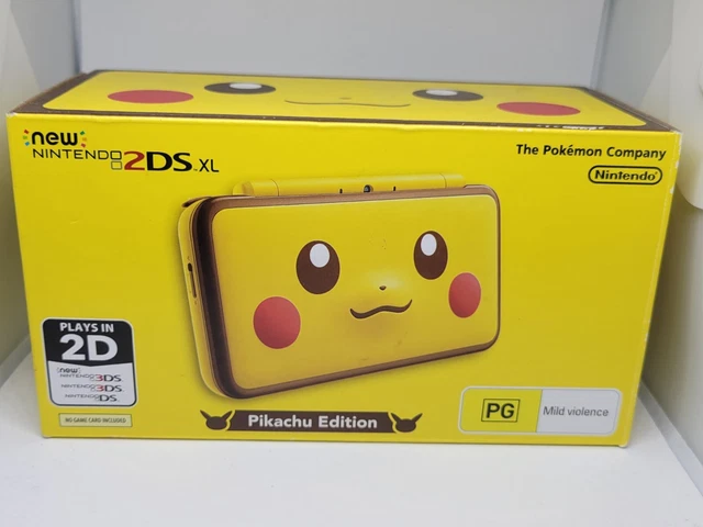 &NEW& NINTENDO 2DS XL Console Pokemon Pikachu Edition PAL NEVER USED ...