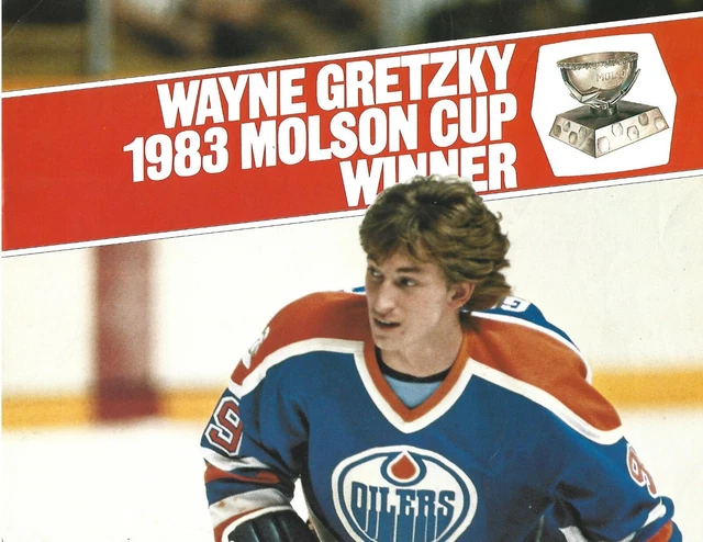 RARE 1983 WAYNE Gretzky Molson Cup Winner Poster 11 X 18 Nrmt ++ ! $49. ...
