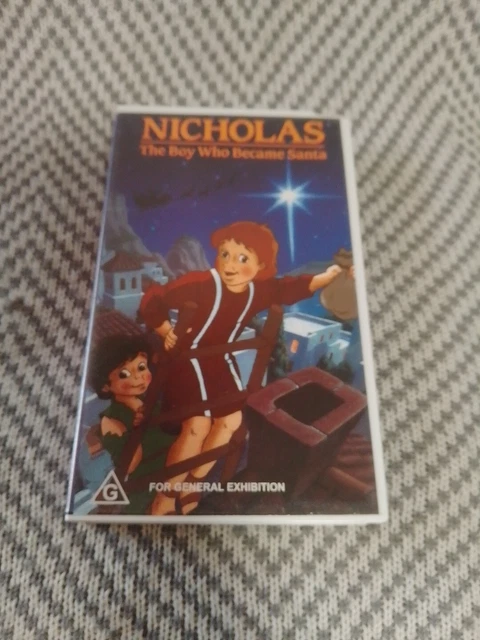 NICHOLAS: THE BOY WHO BECAME SANTA, VHS TAPE, 1989, Rare $19.99 ...